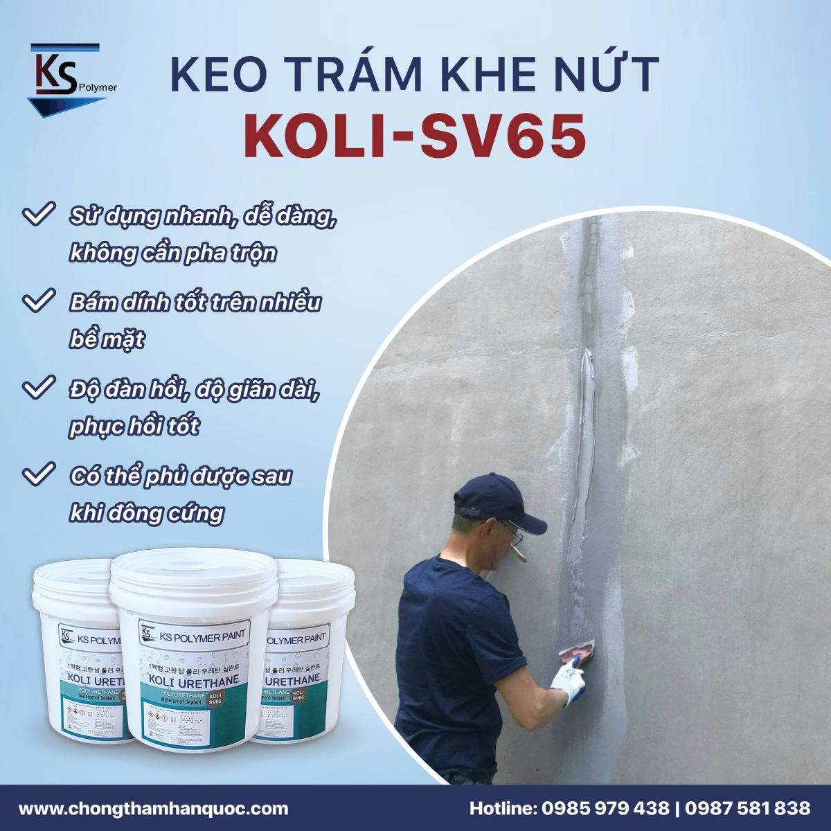 Cách chống thấm tường ngoài trời và liền kề hiệu quả| KS POLYMER PAINT